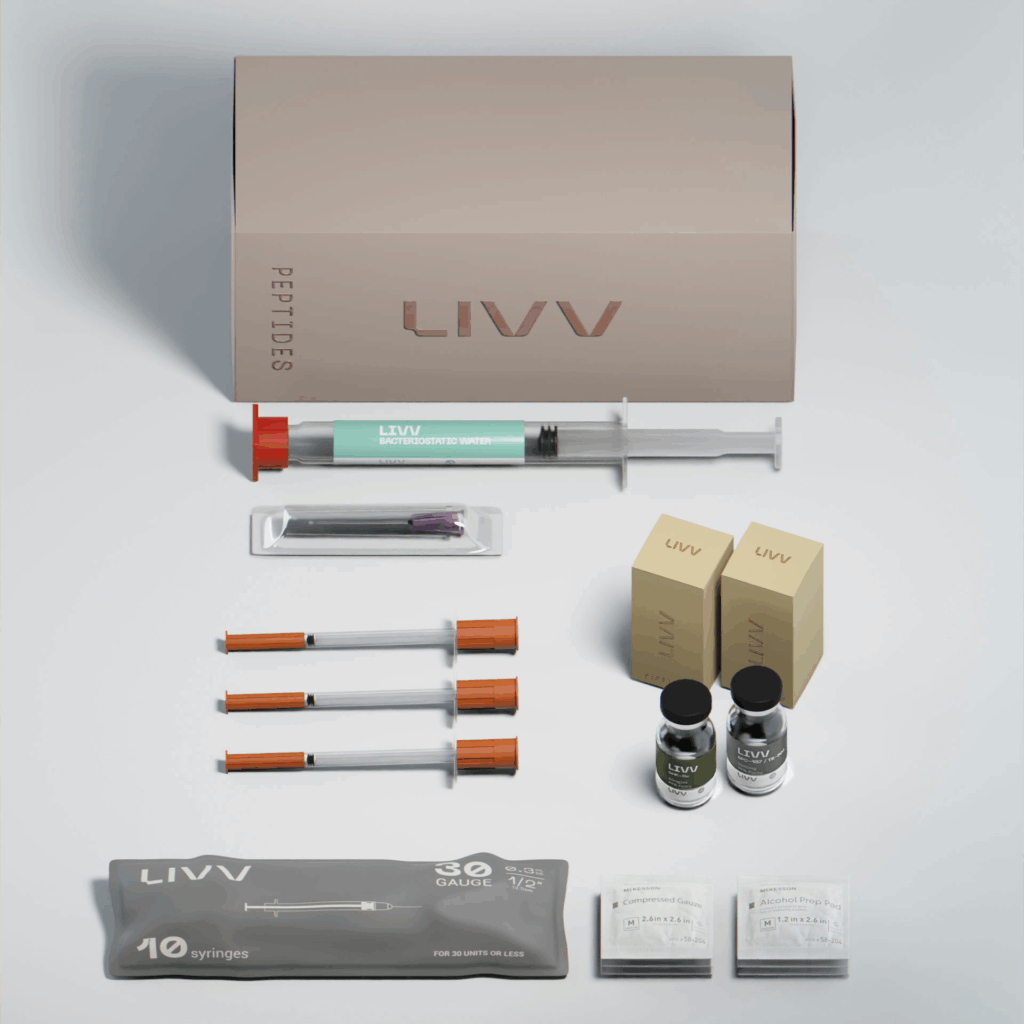 Buy LIVV Glow Stack Injectable Peptides Online | LIVV Natural
